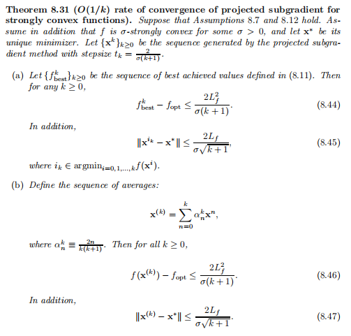 【First-order Methods】 8 Primal and Dual Projected Subgradient Methods_first order optimization ...