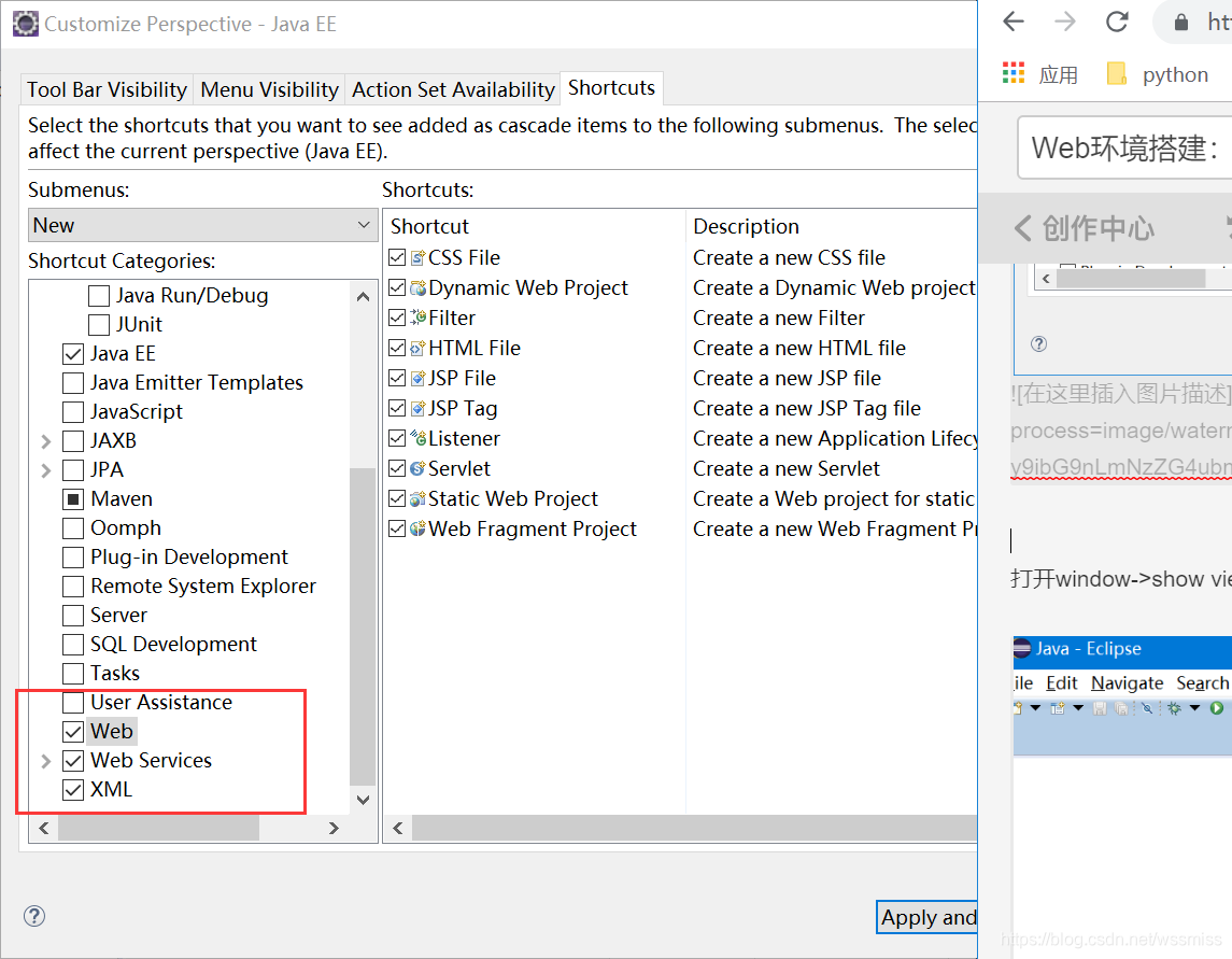 Web环境搭建:java 环境配置 Tomact配置 Eclipse安装配置使用(超详细!) Wssmiss的博客 Csdn博客