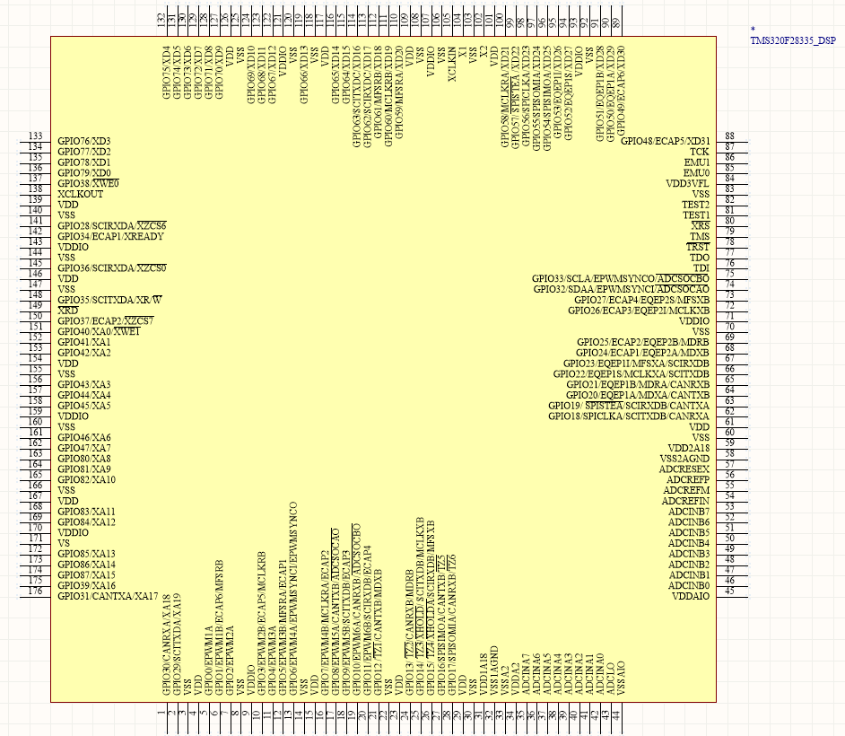 DSP硬件设计学习之二：DSP核心板设计实验（一）_xds100v2烧录器引脚定义-CSDN博客
