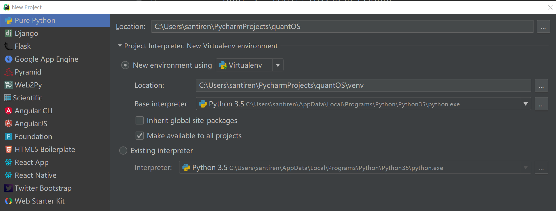 python量化交易：开发环境搭建_Pycharm安装JAQS_pycharm如何建立python量化交易平台-CSDN博客