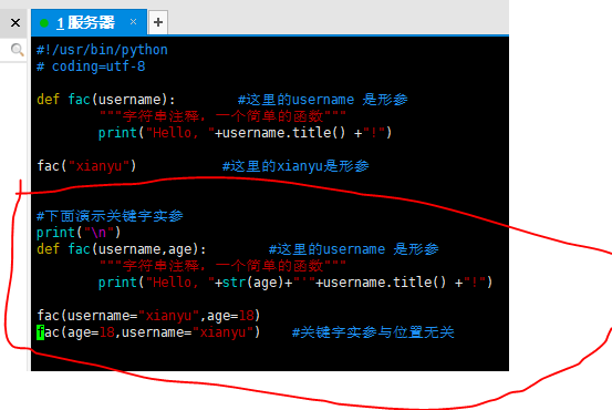 Python中关键字实参，模块-CSDN博客