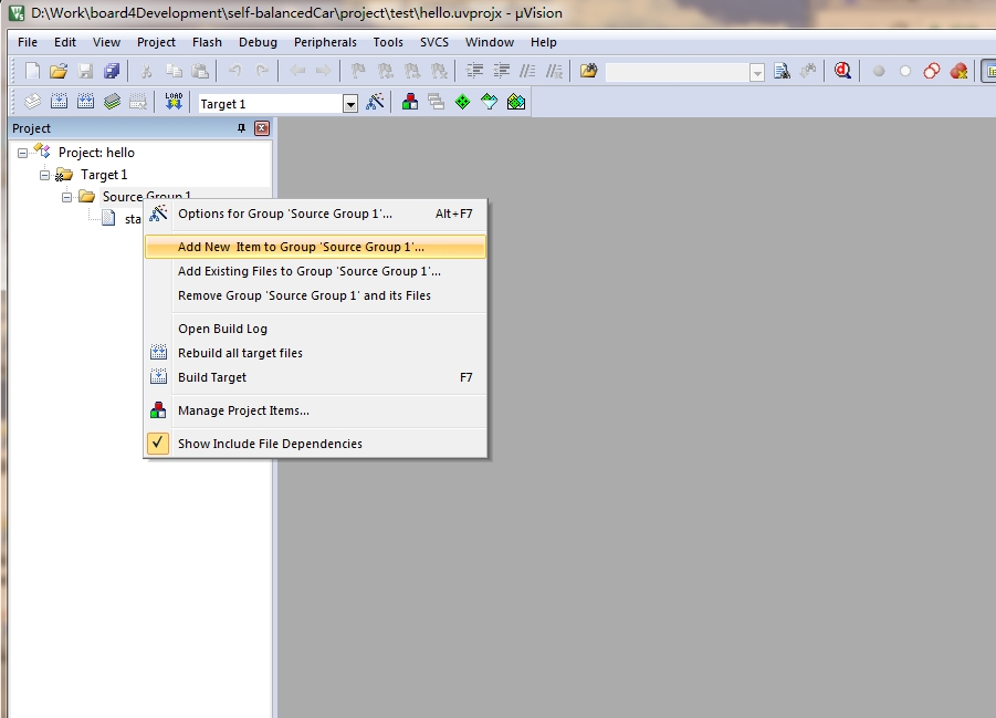 STM32开发环境（MDK）搭建及第一个项目工程_mdk工程怎么加启动代码-CSDN博客
