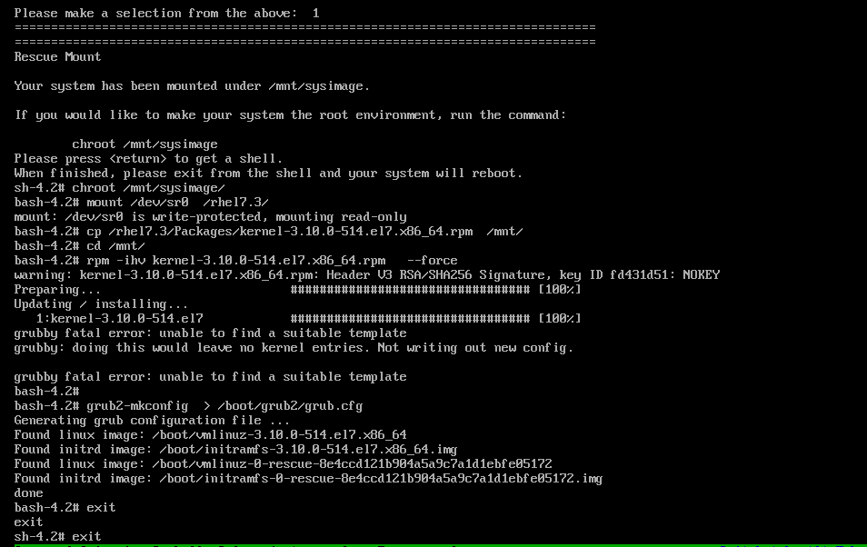 26.深度解析Linux系统故障模拟及修复方法（MBR异常、引导故障丢失、内核文件丢失、初始化镜像文件丢失、/boot分区丢失、启动级别 ...
