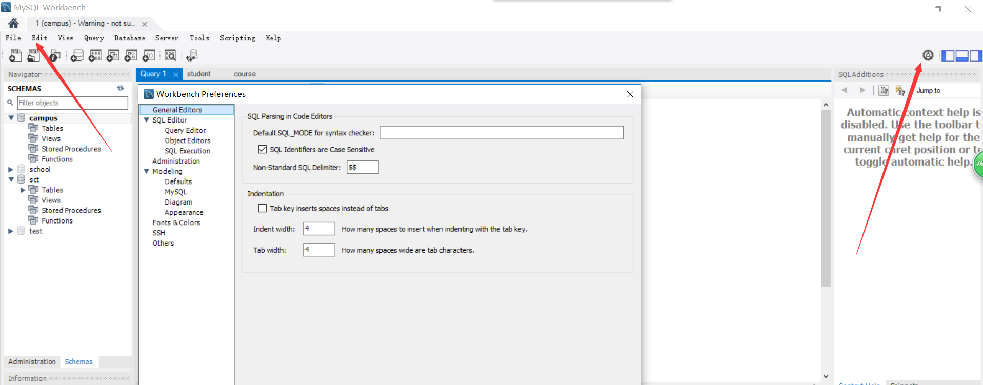 mysql workbench 关闭安全更新模式_mysqlworkbench关闭安全模式-CSDN博客