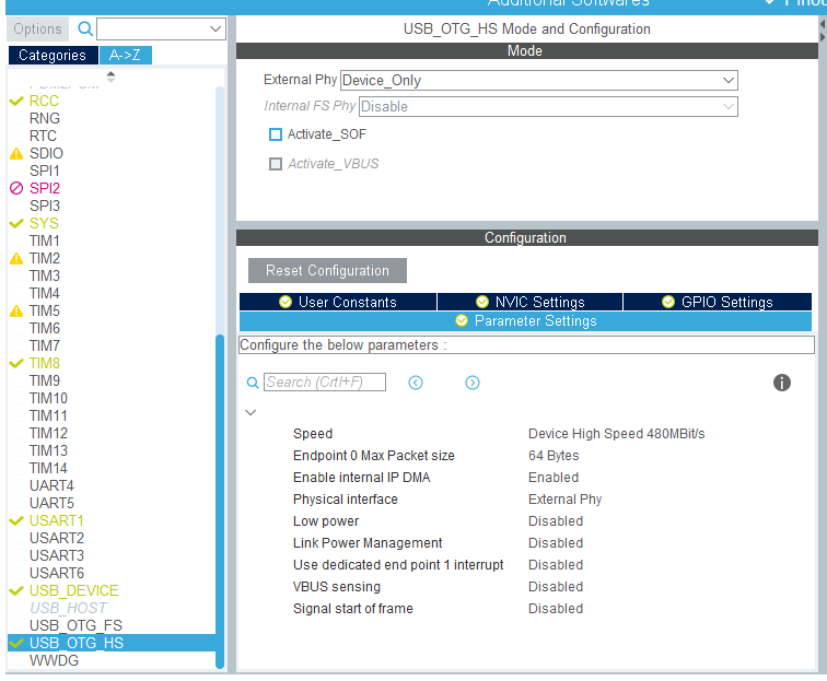 STM32CubeMX + STM32F407ZG + USB3300 高速USB实验（虚拟串口）_usb3300原理图-CSDN博客