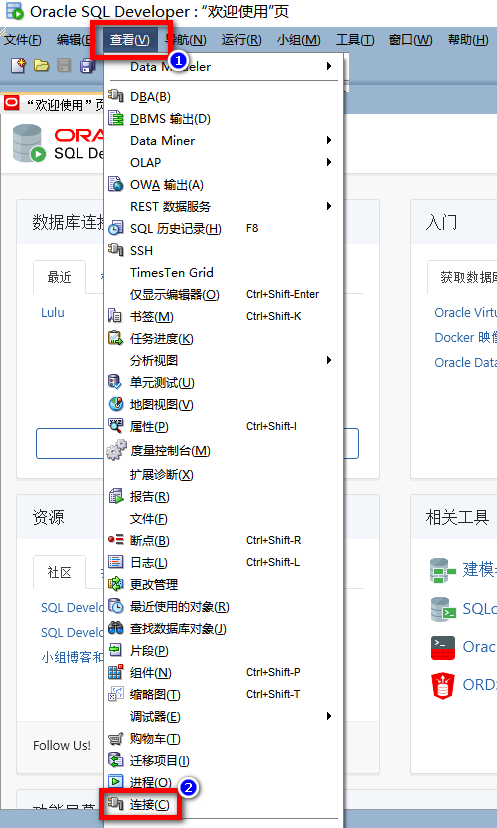 Oracle sql developer 左侧连接导航窗口不见了的问题_oracle sql developer左边视图不见了-CSDN博客