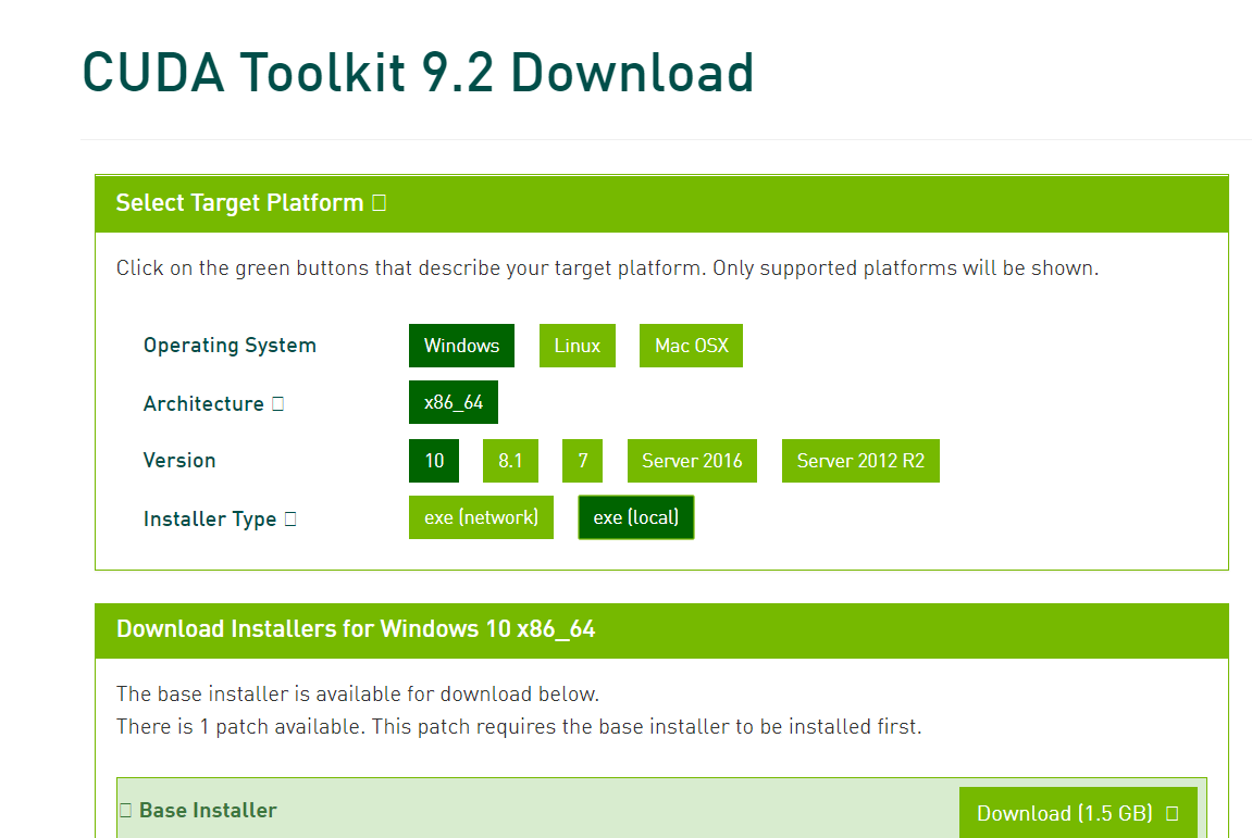 TensorFlow-GPU在Windows10系统下的安装过程(CUDA9.2)_tensorflow cuda9.2-CSDN博客