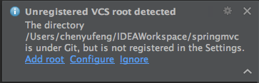 Unregistered VCS root detected-CSDN博客