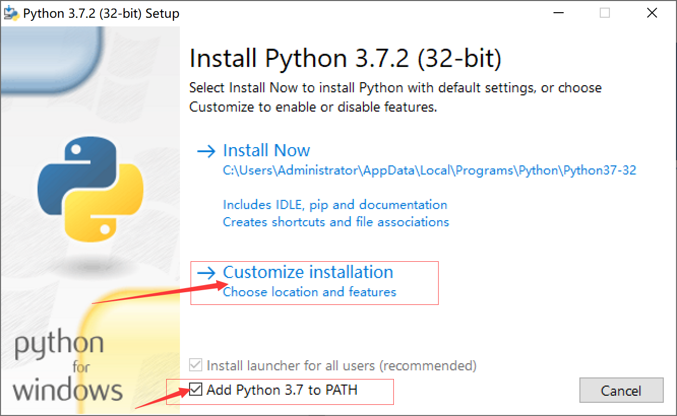 Windows 安装 Python3 7 Windows 安装 Python3 7 17 Csdn博客
