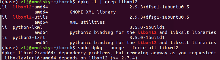 libxml2-dev : Depends: libxml2 (= 2.9.3+dfsg1-1) but 2.9.3+dfsg1-1ubuntu0.5 is to be installed ...