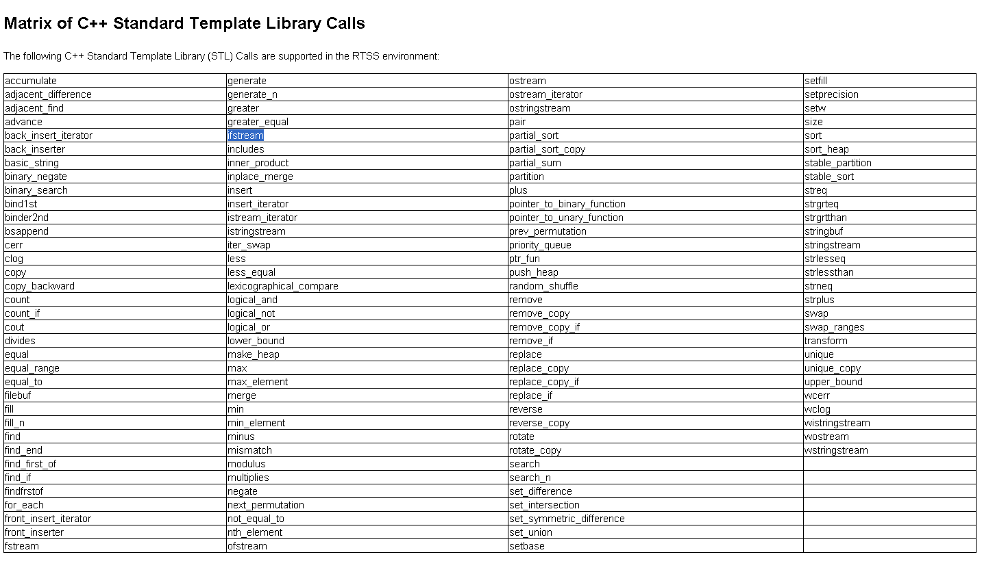 西门子IntervalZero RTX支持的C++STL库列表_interval zero rtx-CSDN博客