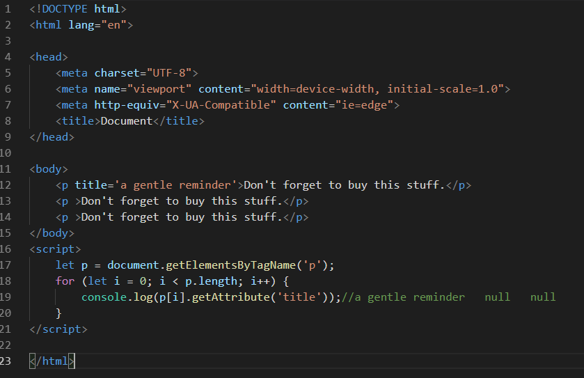getAttribute（）方法查询属性的值、setAttribute（）方法修改属性值_修改attributeset里的值-CSDN博客