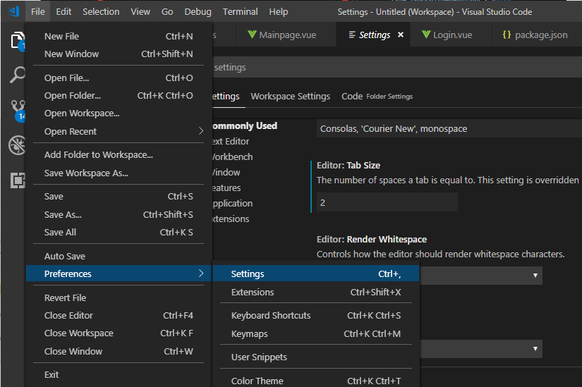 Vscode中设置缩进vscode固定缩进单位 Csdn博客 
