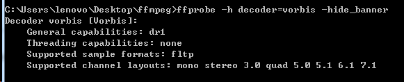[总结]FFMPEG命令行工具之ffprobe详解_ffmprobe-CSDN博客