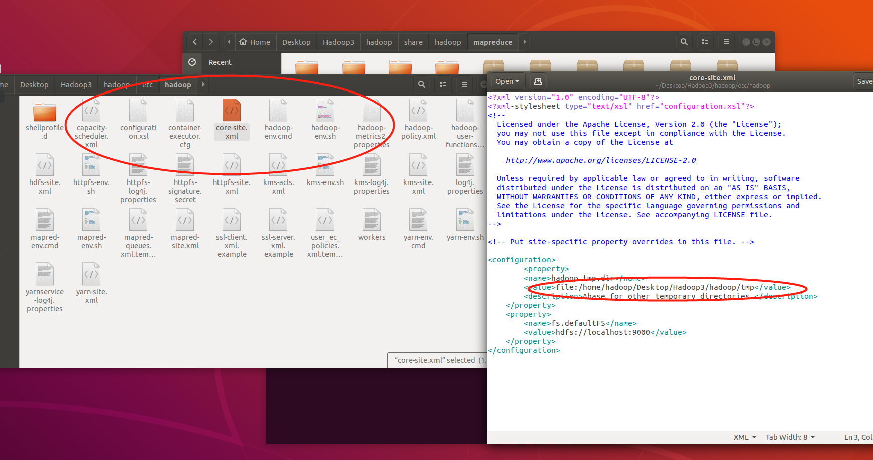 Ubuntu18.04 配置hadoop3.2（伪分布式安装）并运行wordcount步骤_ubuntu终端怎么运行hadoop3自带的wordcount-CSDN博客