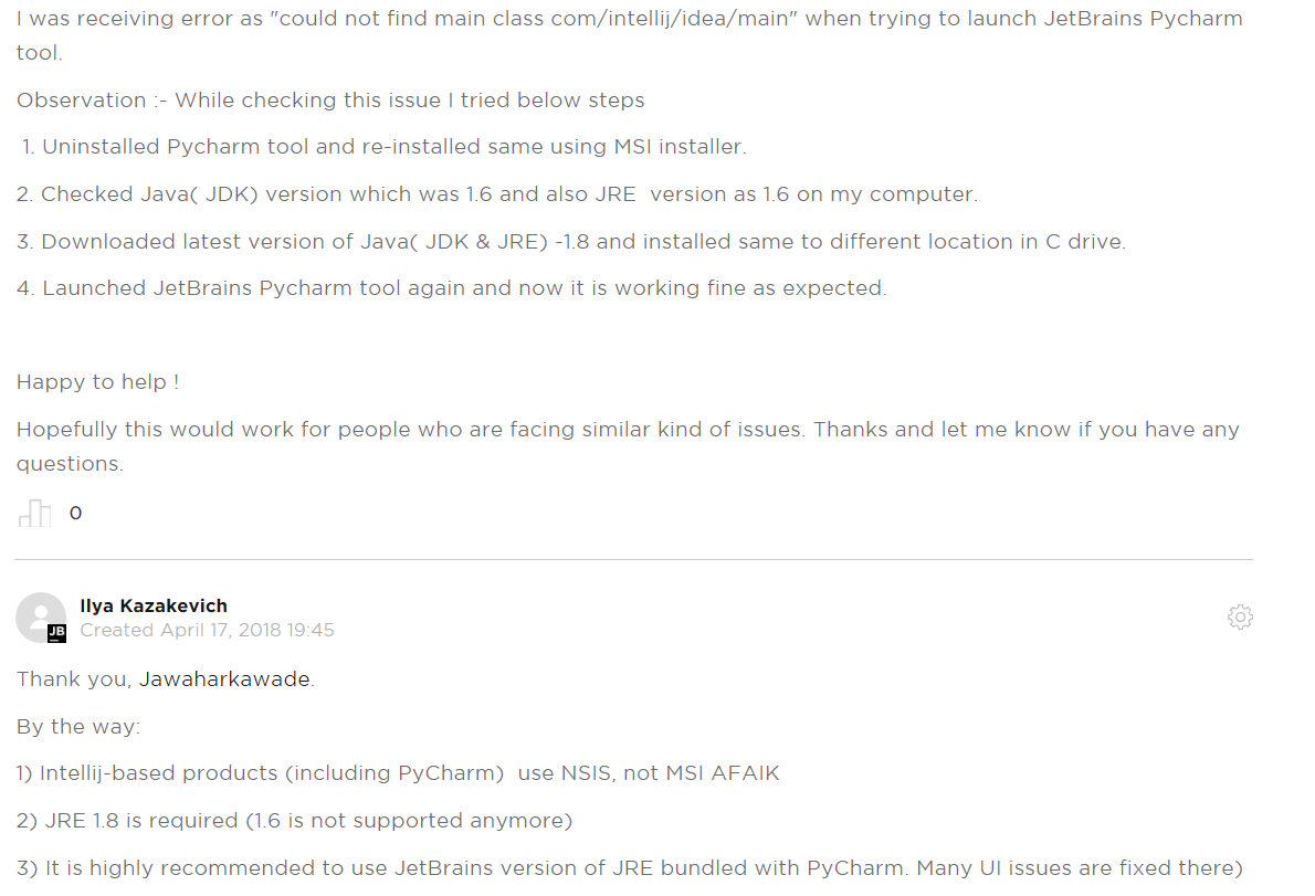 Pycharm安装时报错Pycharm error- Could not find main class com/intellij/idea/main_pycharm could not ...