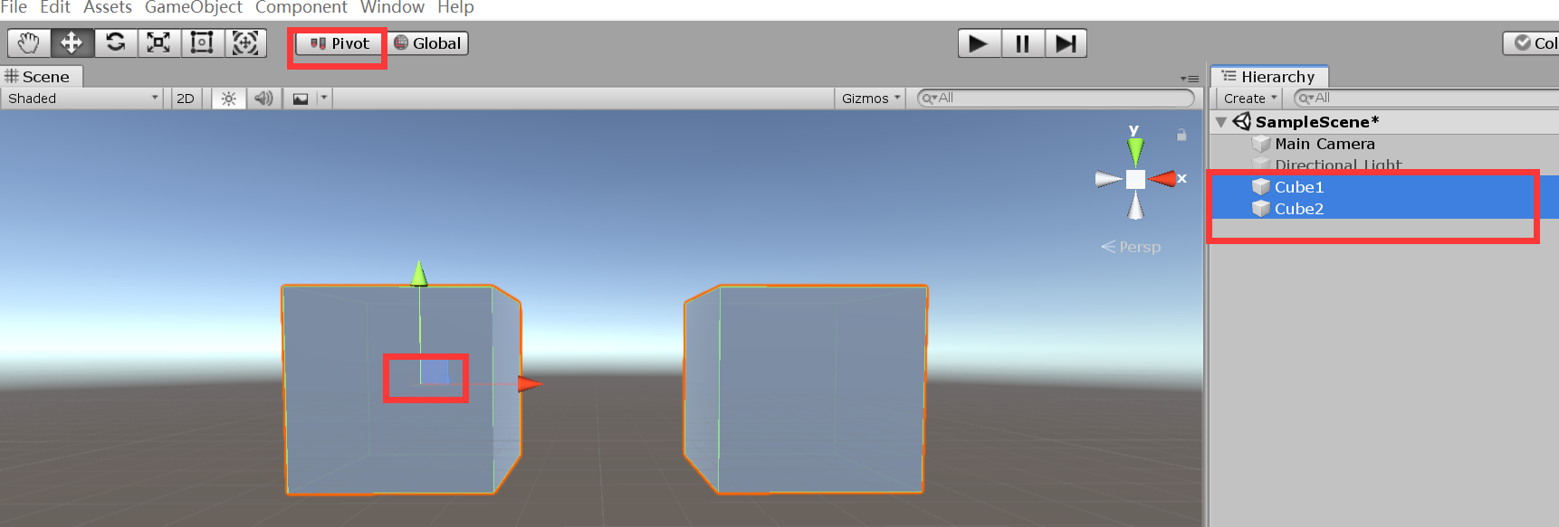 Unity中Pivot与Center的区别_unity pivot-CSDN博客