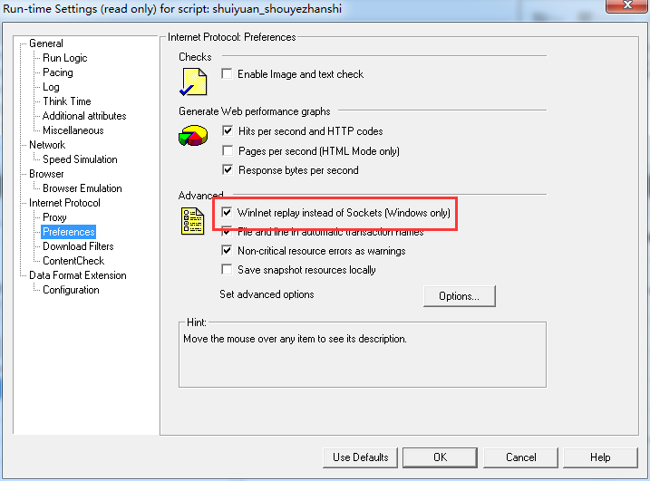 "HttpSendRequest" failed, Windows error code=_loadrunner use winlnet replay instead of sockets ...