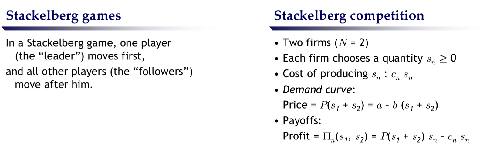 第六章-博弈论之Stackelberg博弈_stackelberg game-CSDN博客