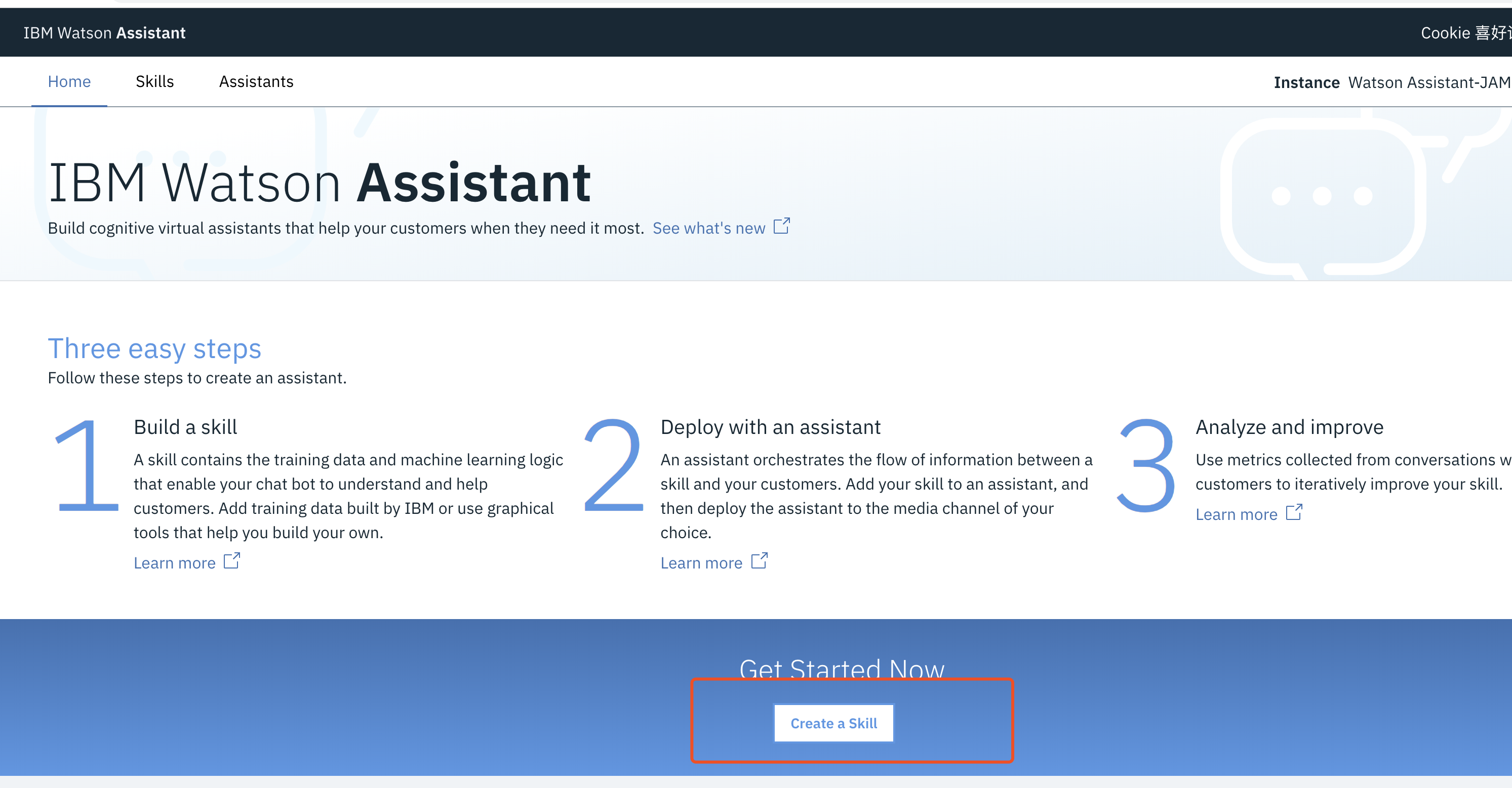 手把手教你搭建 IBM Waston（聊天机器人）_ibm waston官网网址-CSDN博客