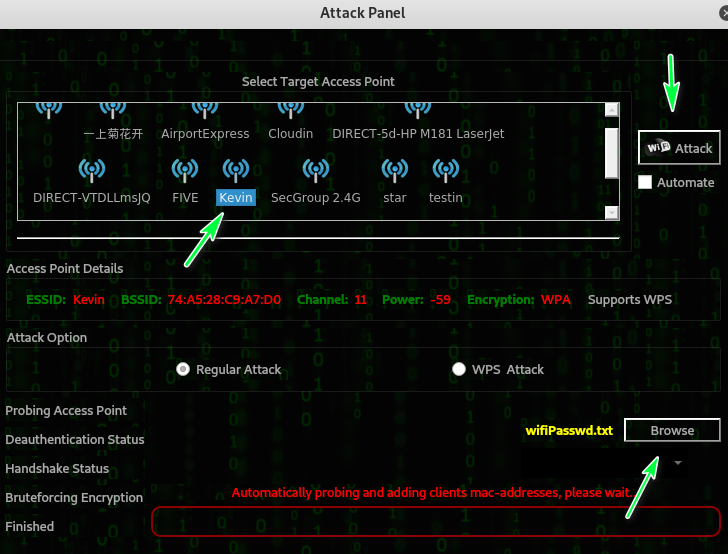 无线攻击 --Fern WiFi Cracker（图形化无线密码破解工具 ）-CSDN博客