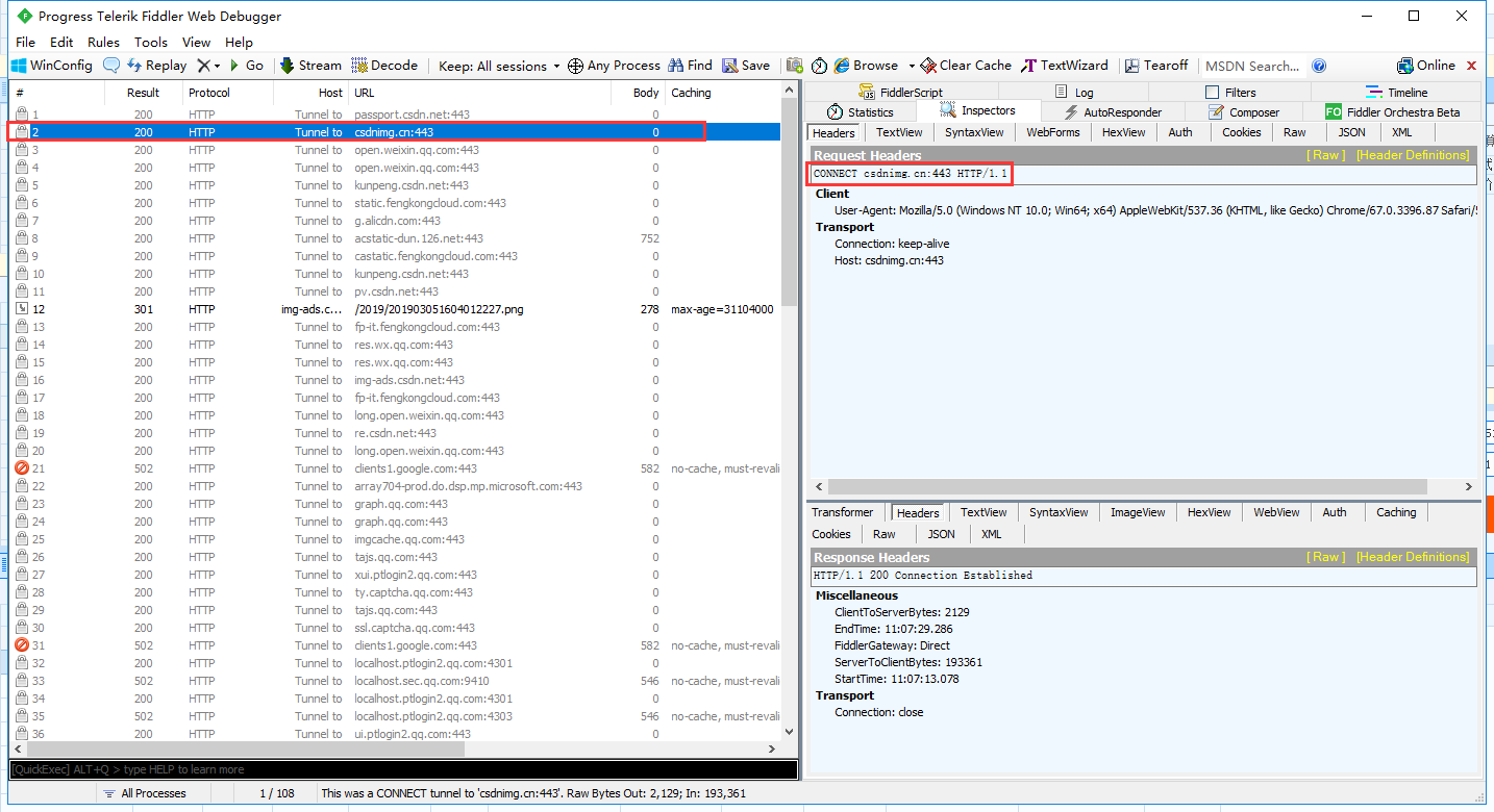 fiddler抓包中的tunnel to 和connect请求方法_fidder method为connect-CSDN博客