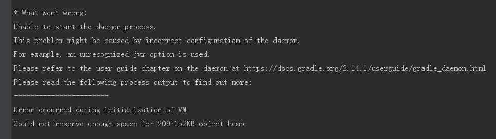jenkins build error "Error occurred during initialization of VMCould ...