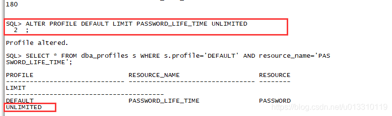 Oracle数据库密码过期,修改密码并设置永久有效oracle密码过期 Csdn博客