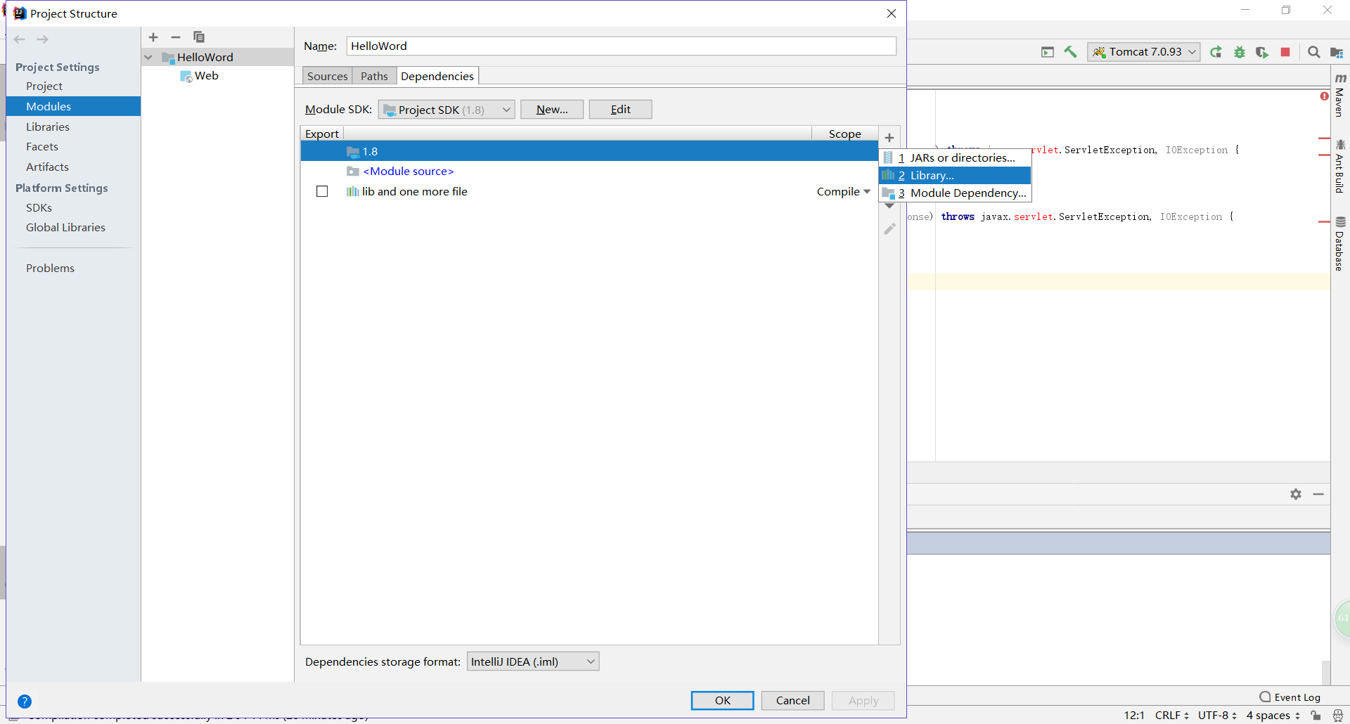 Javaee环境变量的配置与idea开发工具的使用javaee Library配置 Csdn博客 5466