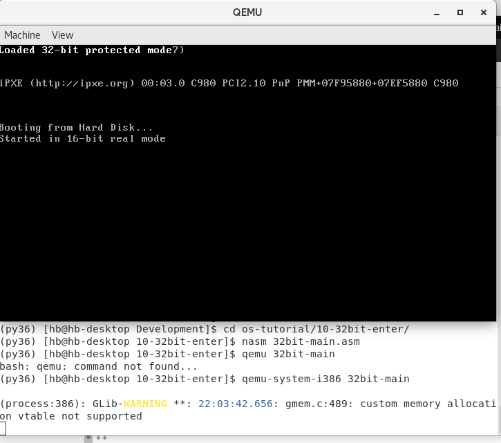 从零开始的操作系统 （第四章：进入32位保护模式）实践_nasm 保护模式-CSDN博客