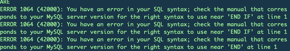 Mysql控制台导入存储过程mysql使用控制台调用存储过程 Csdn博客