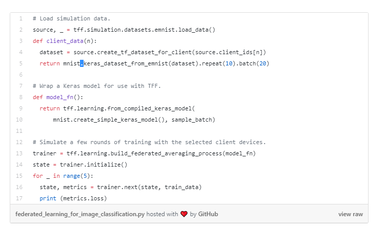 tensorflow Federated: 本地模型训练，无需上传训练数据_tensorflow federated 训练数据-CSDN博客