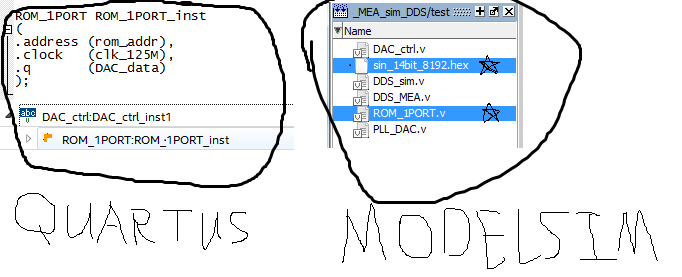 modelsim仿真altera IP（ROM），采用mif文件初始化的ROM，仿真无数据_rom的mif文件怎么加入仿真-CSDN博客