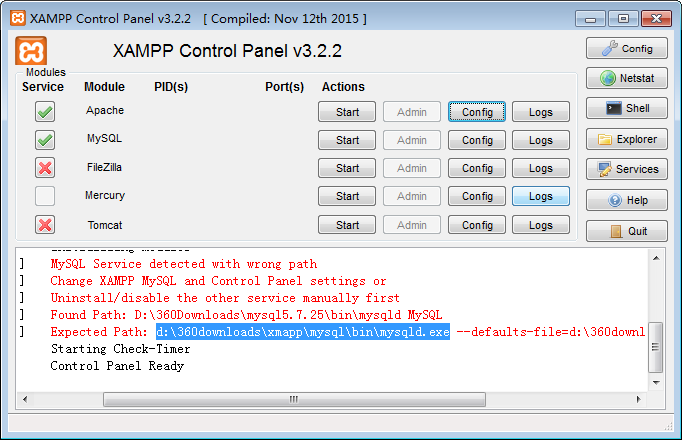 【已解决】xampp无法启动mysql Xampp中mysql无法启动 Csdn博客