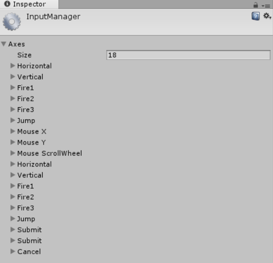 Unity 常用脚本：inputmanager视图unity Projectsetting Input Manager面板参数详情 Csdn博客