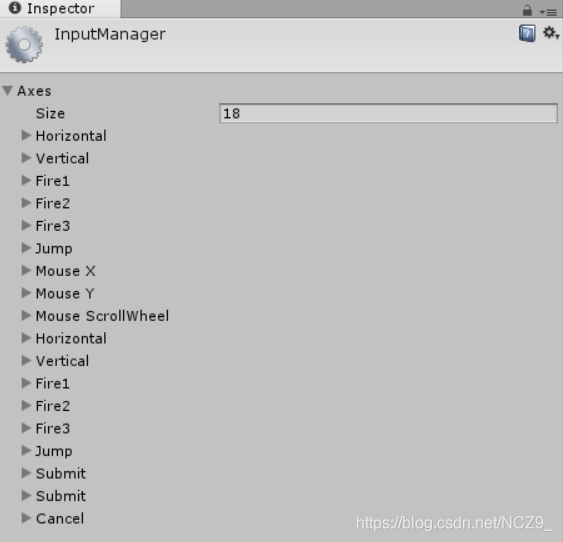 Unity 常用脚本:inputmanager视图unity Projectsetting Input Manager面板参数详情 Csdn博客