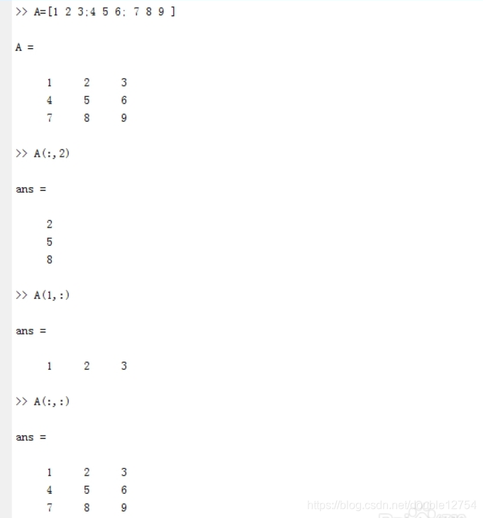 Matlab——冒号)的用法matlab Csdn博客
