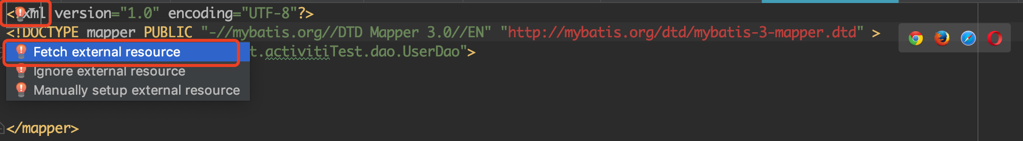 idea自动导入mybatis的dtd约束文件_idea中mybatis 项目引入dtd文件-CSDN博客