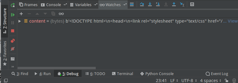【Python】pycharm调试：命令行交互式/变量观察watch等_pycharm watches窗口-CSDN博客