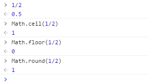 JS中的除法 Math.ceil 、floor、round 和 / 的区别_js math 除法-CSDN博客
