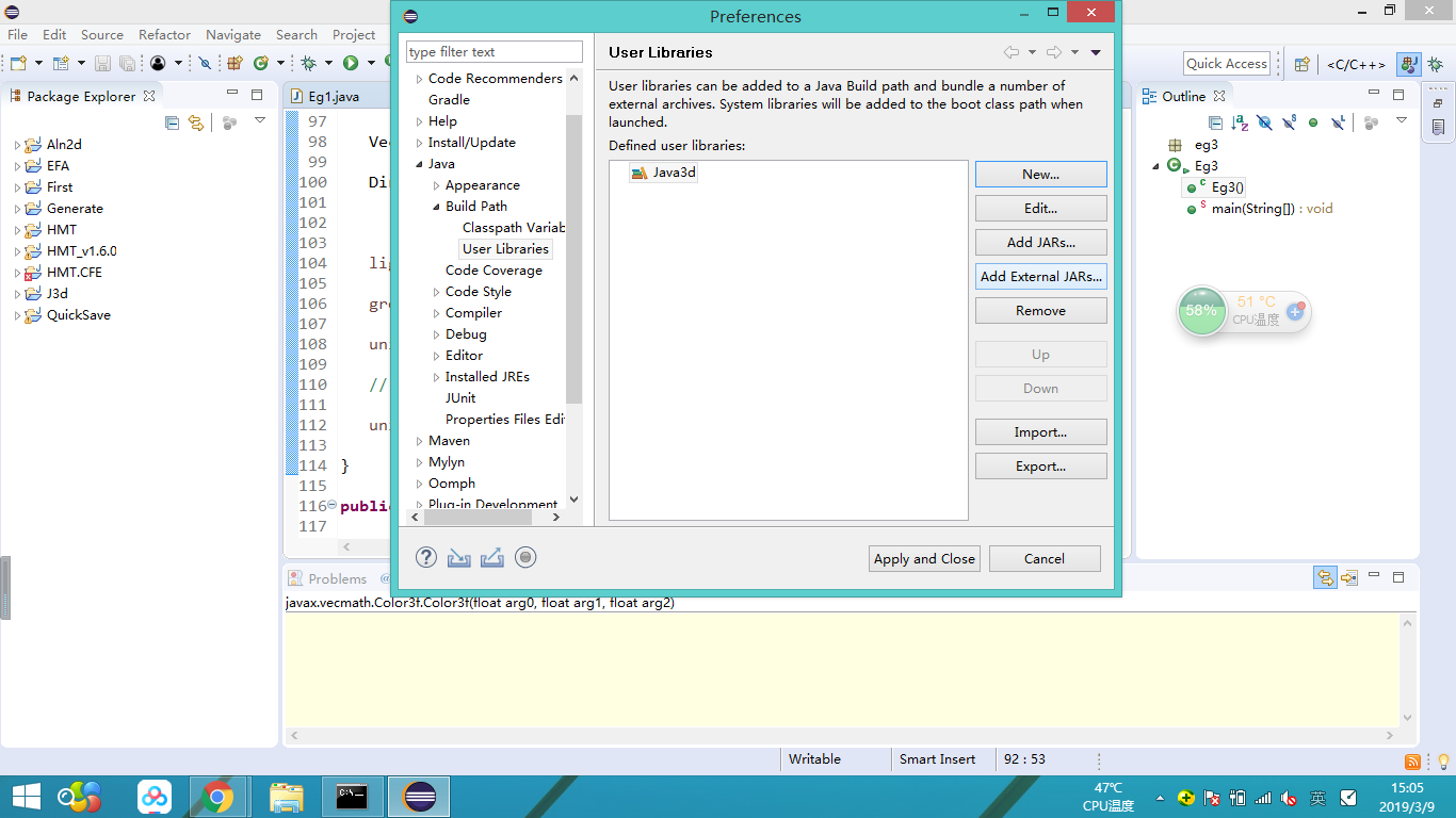 Eclipse 如何配置Java3d?(2018.9版)_eclipse3d-CSDN博客