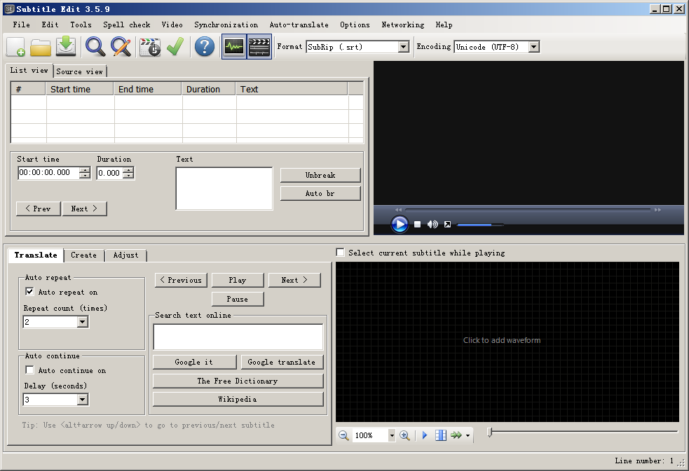 Subtitle Edit v3.5.9_subtitleedit3.5.9字典中文-CSDN博客