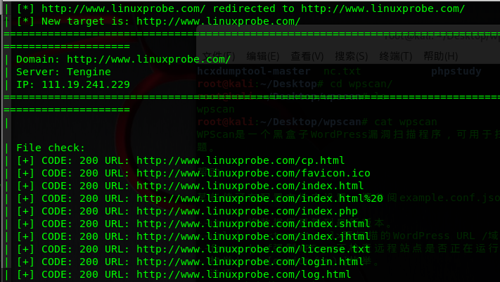 Kali uniscan--简单强大web扫描器（详解）-CSDN博客