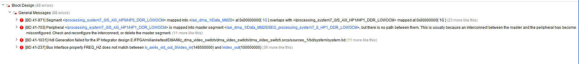 Vivado内存冲突报错_[bd 41-971]-CSDN博客