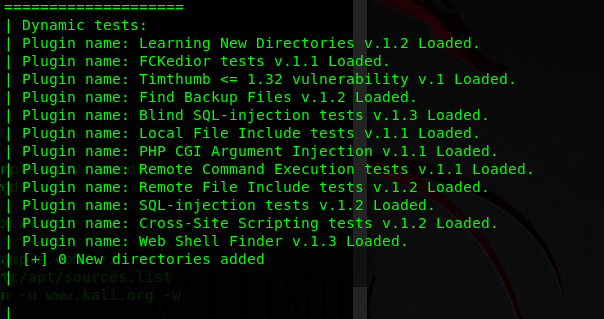 Kali uniscan--简单强大web扫描器（详解）-CSDN博客