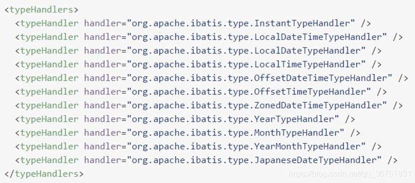 Mybatis Typehandlers元素标签及其属性、设置typehandlers标签作用 Csdn博客