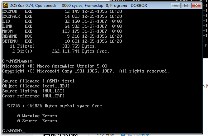 DOSBox 挂载目录 unable to change to :c:\DOSBox-CSDN博客