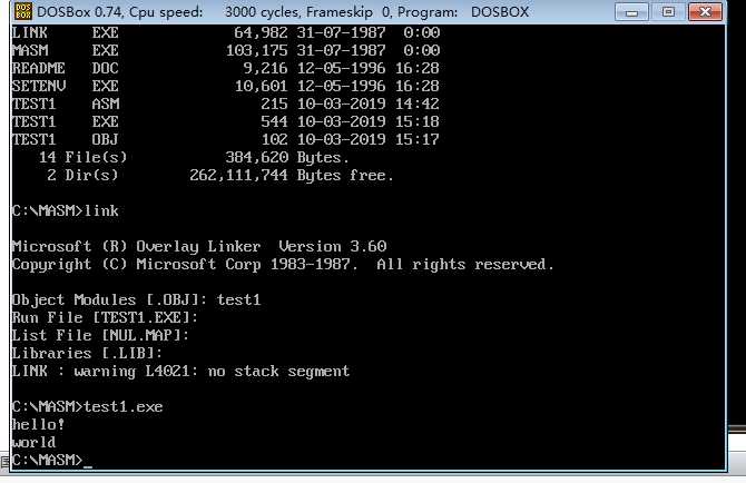 DOSBox 挂载目录 unable to change to :c:\DOSBox-CSDN博客