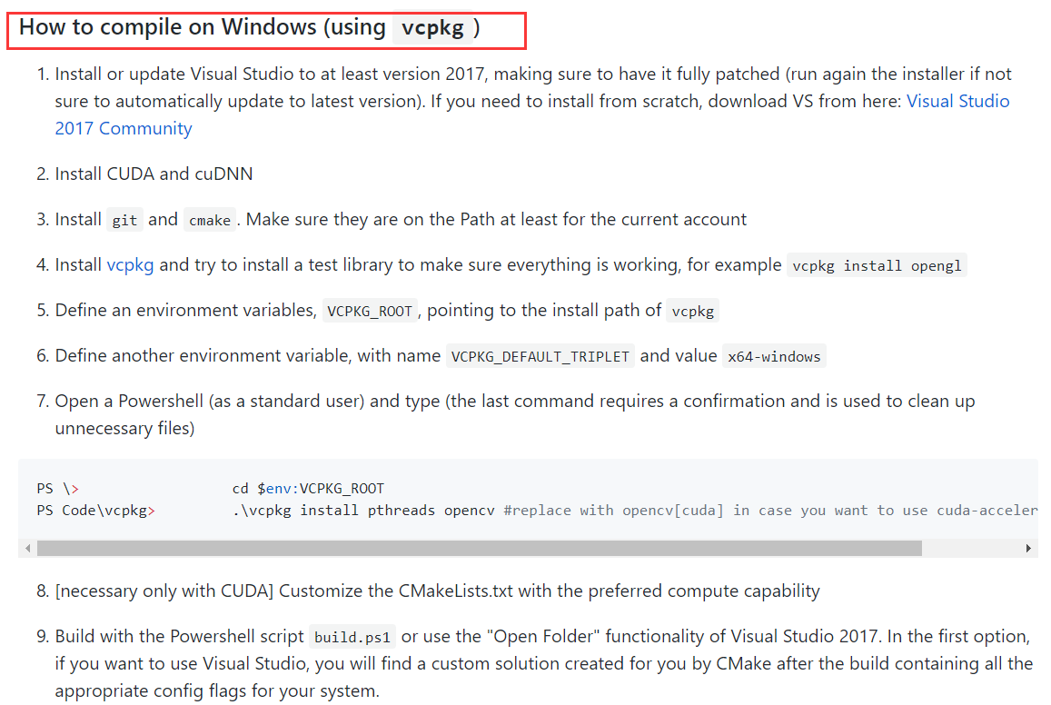 Windows10+YOLOV3+VisualStudio2017最新版本超详细过程_visual studio 2017 yolo cpu版本-CSDN博客