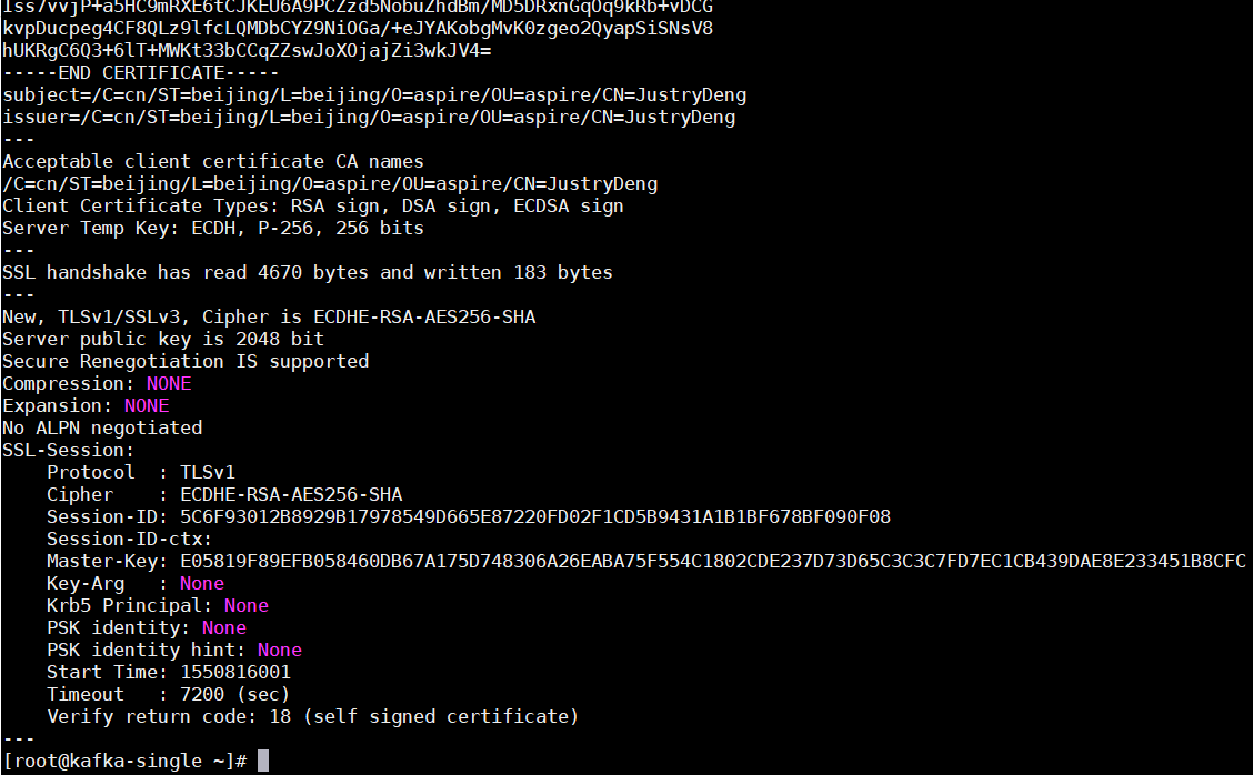 Kafka配置SSL认证_ssl.endpoint.identification.algorithm-CSDN博客
